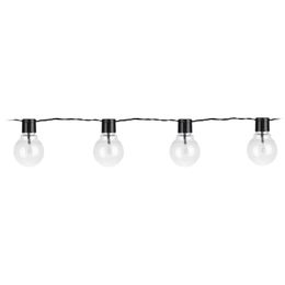 Eglo Lichterkette &raquo;LED Lichterkette, Balkon Deko, IP44, mit Gl&uuml;hbirnen, dekorative&laquo; 16 Stk.-flammig aus Kunststoff, 4,5m Kabel, 16 Birnen, Outdoor, 