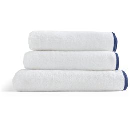 Christy Handtuch Set &raquo;&laquo; Set 3 Stk. Walkfrottier bestehend aus 2 Handt&uuml;chern (40x76 cm) und einem Handtuch (50x100 cm) wei&szlig; Walkfrottier, Obermaterial: 100% 