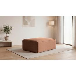 OTTO home Polsterhocker &raquo;Clayton Breite 103 cm&laquo; in einem trendigen Cord-Bezug braun 100% Polyester B/H/T: 103cm x 41cm x 69cm, Cord, gro&szlig;