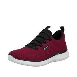 Rieker Herren Slip-On Sneaker, Gr. 45, rot, Textil, Schuhe, Slipper, Halbschuh, Freizeitsneaker zum Schlupfen