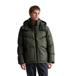 Marc O'Polo Marc O'polo Denim Herren Marc O'Polo DENIM Daunenjacke mit Kapuze Winterjacke, regular fit, mit abnehmbarer Kapuze gr&uuml;n M