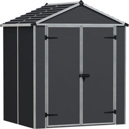 Ger&auml;tehaus &raquo;Rubicon Ger&auml;tehaus 6x5&laquo; grau Aluminium, Polycarbonat (PC) Einheitsgr&ouml;&szlig;e