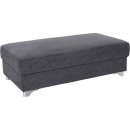 DOMO collection Polsterhocker &raquo;Mira bequemer Bankhocker, B/T 139/74cm&laquo; grau Struktur (100% Polyester);Struktur fein (100% Polyester);Luxus-Microfaser 