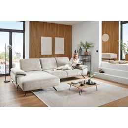 Die PlanBar Ecksofa &raquo;ZE-EM18063, Breite 322 cm&laquo; wahlweise mit Sitztiefen- und Armteilverstellung beige 100% Recyceltes Polyester B/H/T: 322cm x 89cm x