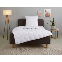 OTTO home G&auml;nsedaunenbettdecke + Kopfkissen &raquo;Litrone Bettdecke 135x200 cm, 155 x220 cm&laquo; Set mit Kissen 40x80 cm, 80x80 cm, Fr&uuml;hling, Sommer, Herbst, 