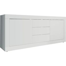 Home Affaire Sideboard &raquo;Basic Breite 210 cm, Kommode 2 T&uuml;ren, 3 Schubk&auml;sten, Anrichte,&laquo; Metallgriff, moderne Rahmenoptik, viel Stauraum, Farbauswahl 