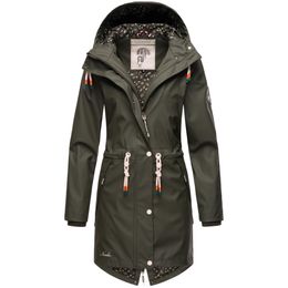 Navahoo Damen Regenjacke "Tropical Stormoo", gr&uuml;n, Gr. M, Obermaterial: 70% Polyester, 30% Polyurethan. Innenfutter: 100% Polyester. &Auml;rmelfutter: