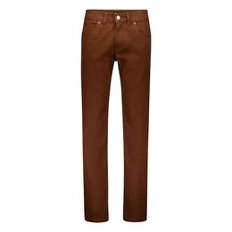 Atelier GARDEUR Herren Stoffhose "BILL", braun, Gr. 36, uni, Obermaterial: 97% Baumwolle CO. 3% Elasthan EL., Hosen, Printed Cotton & Modern Fit