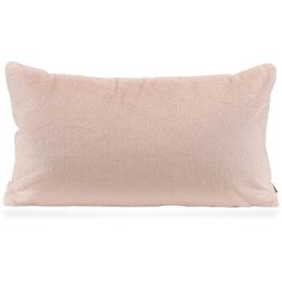 HOCK Dekokissen &raquo;Plushy&laquo; samtweich, kuschelig, inkl. F&uuml;llung, Bezug mit Rei&szlig;verschluss rosa Obermaterial: 100% Polyester. F&uuml;llung: 100% Polyester B/L: 70cm