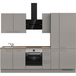 Nobilia K&uuml;chenzeile &raquo;"Laser II", NEU: individuell anpassbar mit gratis Profi-Beratung&laquo; vormontiert, 270 cm breit, optional mit verschiedenen E‐Ger&auml;te-