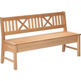 massivline&more Truhenbank &raquo;Bodensee&laquo; 1 Stk. tlg. Breite 166 cm braun Holzwerkstoff B/H/T: 146cm x 87cm x 52cm