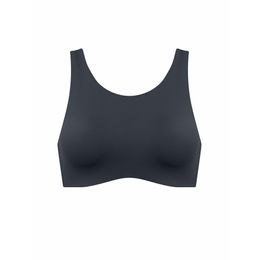 LISCA Damen T-Shirt-BH "Soft Schalen BH ohne B&uuml;gel Free Move", Gr. 70, grau, Obermaterial: 81% Polyamid PA. 19% Elasthan EL., BHs