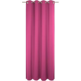 WIRTH Vorhang &raquo;Dim out&laquo; &Ouml;sen 1 Stk. tlg. nach Ma&szlig; pink Polyester 235cm, &Ouml;sen, 142cm