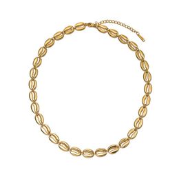 Aniston Jewelry & Watches Damen Aniston JEWELRY & WATCHES Edelstahlkette &raquo;Schmuck Geschenk Edelstahl Halsschmuck Halskette Muschel-Optik&laquo; Made in 