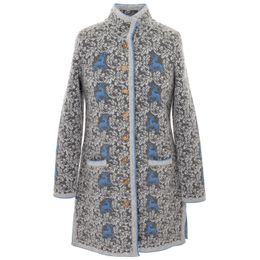 ASTRIFA Damen Strickjacke "Strickjacke IMSTERBERG", grau, Gr. 44, Obermaterial: 100% Schurwolle WV., Strickjacken