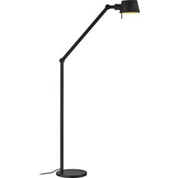 HELL h&ouml;llisch gutes Licht Stehlampe &raquo;MEDO&laquo; E27 1 Stk. Fusstrittschalter, In der H&ouml;he einstellbar schwarz 1, H: 93cm, 1 Stk.