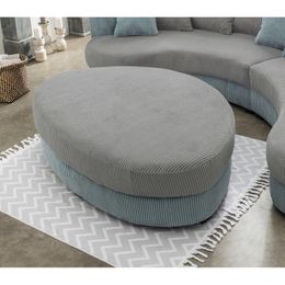 Home Affaire Polsterhocker &raquo;Lazio modern und bequem, tolle Detailverarbeitung&laquo; grau 93% Polyester, 7% Polyamid B/H/T: 150cm x 38cm x 96cm, Cord, 