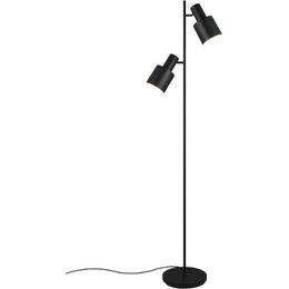 Trio Leuchten Stehlampe &raquo;AGUDO, Stehleuchte 2-flammig, exkl 2xE27 max 10W, mit Fu&szlig;schalter&laquo; E27 1 Stk. warmwei&szlig; - kaltwei&szlig; 161cm hoch, Metall 