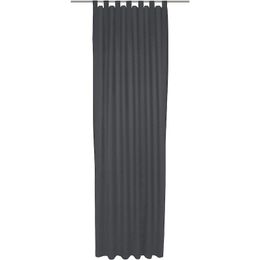 Adam Vorhang &raquo;Uni Collection&laquo; Schlaufen 1 Stk. tlg. Blickdichter aus 100% Bio-Baumwolle blau Baumwolle (Bio-Baumwolle) 325cm, Schlaufen, 142cm