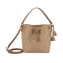 JOOP! Damen JOOP! Handtasche &raquo;flora 1.0 matchsack svo&laquo; Damen Tragetasche, Umh&auml;ngetasche, Schultertasche mit Zugband beige B/H/T: 21,5cm x 23,5cm x 