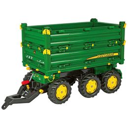 Rolly Toys Kinderfahrzeug-Anh&auml;nger &raquo;John Deere&laquo; f&uuml;r Trettraktoren gr&uuml;n Einheitsgr&ouml;&szlig;e Kinderfahrzeug-Anh&auml;nger