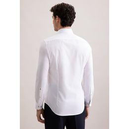 Seidensticker Herren Businesshemd "Schwarze Rose", wei&szlig;, Gr. 39, unifarben, 100% Baumwolle, Hemden, Slim 1/1 Kentkragen Uni