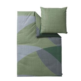 Bugatti Bettw&auml;sche &raquo;Satinbettw&auml;sche Bugatti&laquo; 2 mit modernem Formenspiel gr&uuml;n Mako-Satin, Obermaterial: 100% Baumwolle B/L: 140cm x 200cm, 1 Stk., 1 