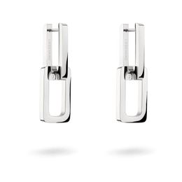Liebeskind Berlin Damen Paar Creolen &raquo;Schmuck Geschenk Edelstahl Ohrringe The Mini Link&laquo; Einh&auml;nger abnehmbar silber 10mm, Edelstahl