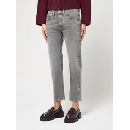 Gang Damen 7/8-Jeans "94NICA CROPPED", grau, Gr. 25, unifarben, 98% Baumwolle, 2% Elasthan, Jeans, im 5-Pocket-Style