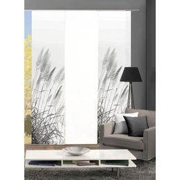 Home Wohnideen Schiebegardine &raquo;PAMPAS&laquo; Paneelwagen 1 Stk. tlg. DIGITALDRUCK grau Polyester 245cm, Paneelwagen, 60cm