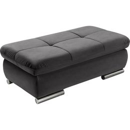 set one by Musterring Stauraumhocker &raquo;SO 4100&laquo; grau B/H/T: 128cm x 43cm x 68cm, Luxus-Microfaser TORO