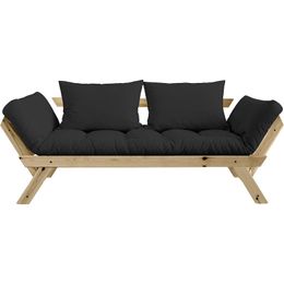 Karup Design Schlafsofa &raquo;Bebop, inkl. Futonmatratze &ndash; vielseitig klappbar, Breite: 180/200 cm&laquo; inkl. Futonmatratze grau natur