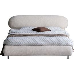Home Affaire Polsterbett &raquo;Zauberfl&ouml;te&laquo; beige Liegefl&auml;che L&auml;nge B: 200cm x 140cm, Boucl&eacute; inklusive Matratze, H&ouml;he Liegefl&auml;che: 37, H3