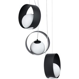 Eglo Pendelleuchte &raquo;CAMARGO&laquo; E14 1 Stk. H&auml;ngeleuchte, H&auml;ngelampe, dimmbar schwarz 3, &Oslash; 35cm H: 150cm, 1 Stk.