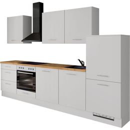 IMPULS K&Uuml;CHEN K&uuml;chenzeile &raquo;"Kopenhagen", Ausrichtung w&auml;hlbar, Schubk&auml;sten mit Soft-Close&laquo; Set, vormontiert, wahlweise mit E-Ger&auml;ten, Breite 300 cm 