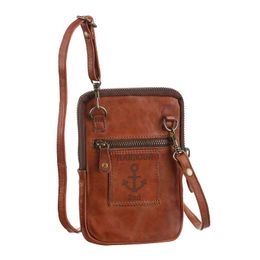 Harbour 2nd Damen Harbour 2nd Mini Bag &raquo;Benita&laquo; Umh&auml;ngetasche, Schultertasche mit typischen Marken-Anker-Label braun B/H/T: 11cm x 18cm x 2cm