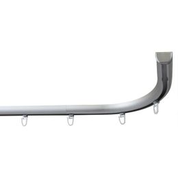 Garesa Gardinenschiene &raquo;400&laquo; 1 l&auml;ufig-l&auml;ufig Wunschma&szlig;l&auml;nge beige Aluminium, Kunststoff B/L: 400cm, 1 l&auml;ufig