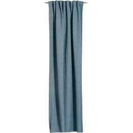 G&ouml;zze Vorhang &raquo;Gigolo - Schlaufenschal mit Multifunktionsband&laquo; Multifunktionsband 1 Stk. tlg. HxB: 245x140, Blackout Vorhang blau Polyester 245cm, 