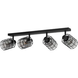 Eglo Deckenspot &raquo;CONSACA&laquo; E27 1 Stk. Deckenspot in schwarz aus Stahl - exkl. E27 - 40W schwarz H: 20,5cm, 1 Stk.