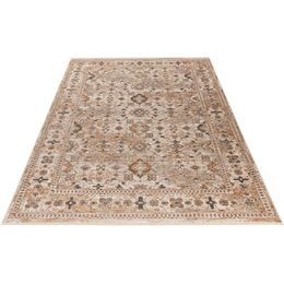 Obsession Teppich &raquo;My Laos 465&laquo; rechteckig 9 mm H&ouml;he orientalisches Design, mit Fransen, Wohnzimmer, auch als L&auml;ufer beige Polyester B : 160cm 1 Stk., 9mm, L: 