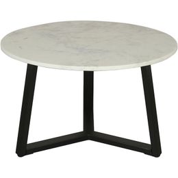 ByLiving Couchtisch &raquo;Cross&laquo; 1 Stk. tlg. wei&szlig; B/H/T: 46cm, Marmor wei&szlig;