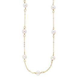 Aniston Jewelry & Watches Damen Aniston JEWELRY & WATCHES Silberkette &raquo;Schmuck Geschenk Halskette&laquo; mit Naturperle gold Perlen Silber 925 (