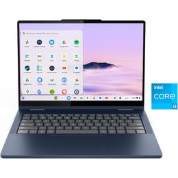 Lenovo Chromebook &raquo;Chrome 2in1 14ITN10 Convertible&laquo; 35,6 cm / 14 &prime;&prime; Intel Core 3 Intel Graphics 256 GB SSD blau Mit dem Betriebssystem ChromeOS von Google. 