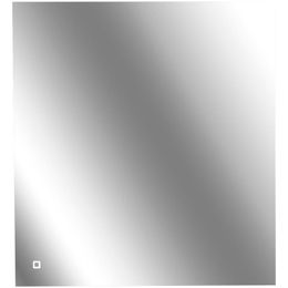 Home Affaire LED-Lichtspiegel &raquo;Spiegel 80x65&laquo; silber Holzwerkstoff B/H/T: 80cm x 65cm x 3cm