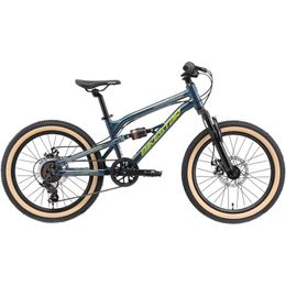 Bikestar Jugendfahrrad 7 Gang Shimano RD-TY21 Schaltwerk Kettenschaltung gr&uuml;n 30cm, 20 Zoll (50,80cm) Jugendfahrrad