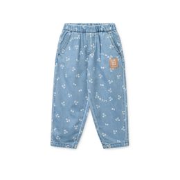 Liewood Jeans 'Borris' girl size 86 Blue denim / White