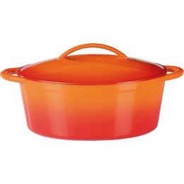 GSW Br&auml;ter &raquo;Orange Shadow&laquo; 1 Stk. tlg. Gusseisen orange 7 l + &Oslash; 24cm + H&ouml;he 13cm