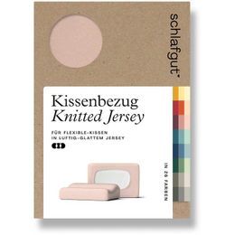 Schlafgut Kissenbezug &raquo;Pure flexibler Kissenbezug f&uuml;r Nackenst&uuml;tzkissen&laquo; Bio-Baumwolle mit Elasthan, mit Gummizug, b&uuml;gelfrei rot Bio-Baumwolle, Obermaterial: 95