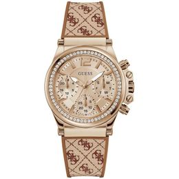 Guess Damen Multifunktionsuhr &raquo;CHARISMA&laquo; Armbanduhr, Quarzuhr, Damenuhr blau Einheitsgr&ouml;&szlig;e