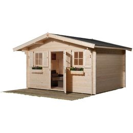 Weka Gartenhaus &raquo;135 Gr.1&laquo; beige Massivholz Fu&szlig;boden im Gartenhaus, ohne Dacheindeckung